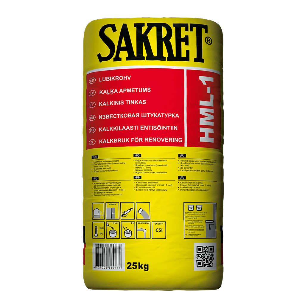 HML 1 Traditsiooniline Lubikrohv SAKRET HML 1 Traditsiooniline Lubikrohv SAKRET